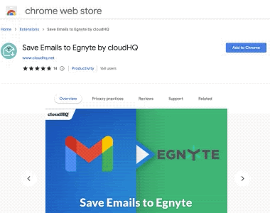 Save Emails to Egnyte